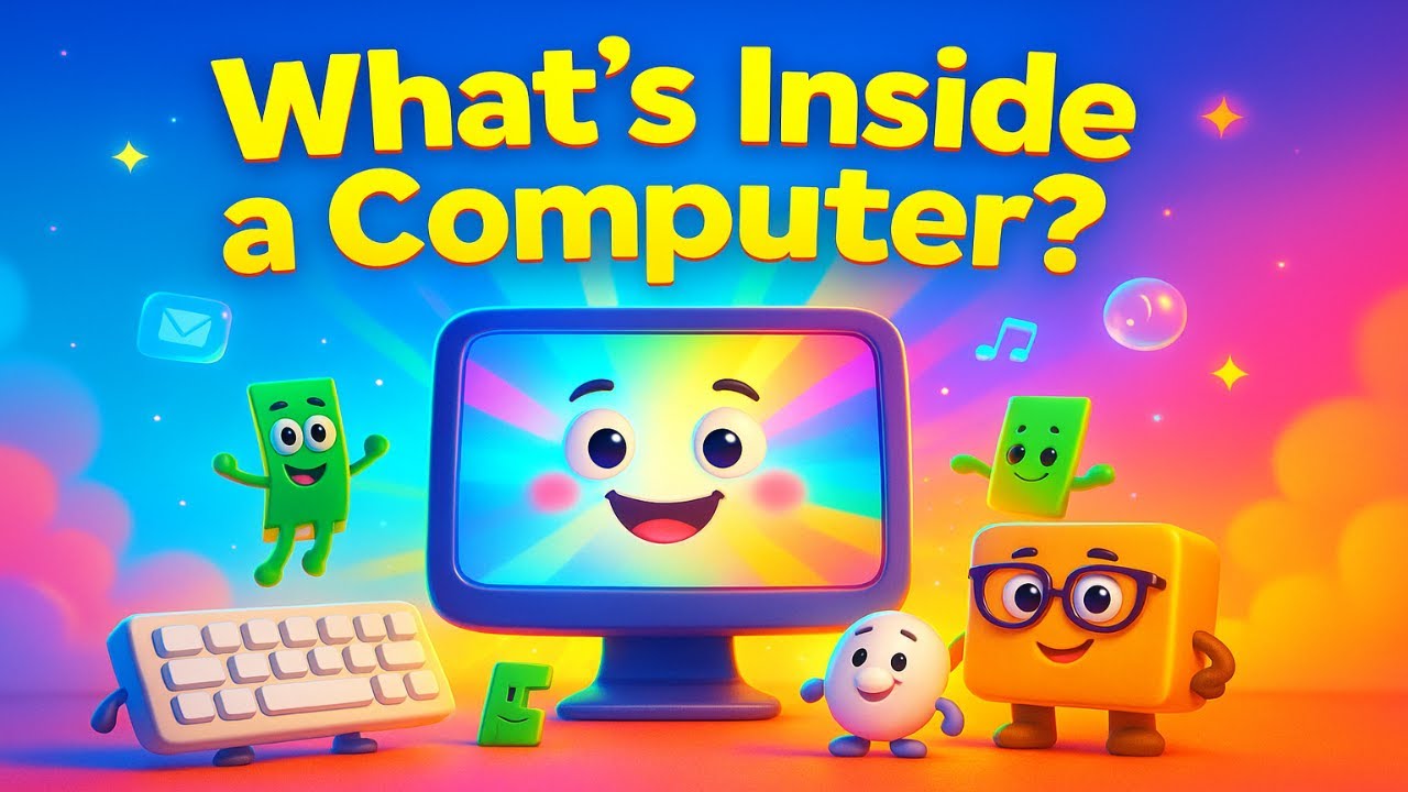 What’s Inside a Computer? 🤯 Tech Made Easy for Kids! - YouTube