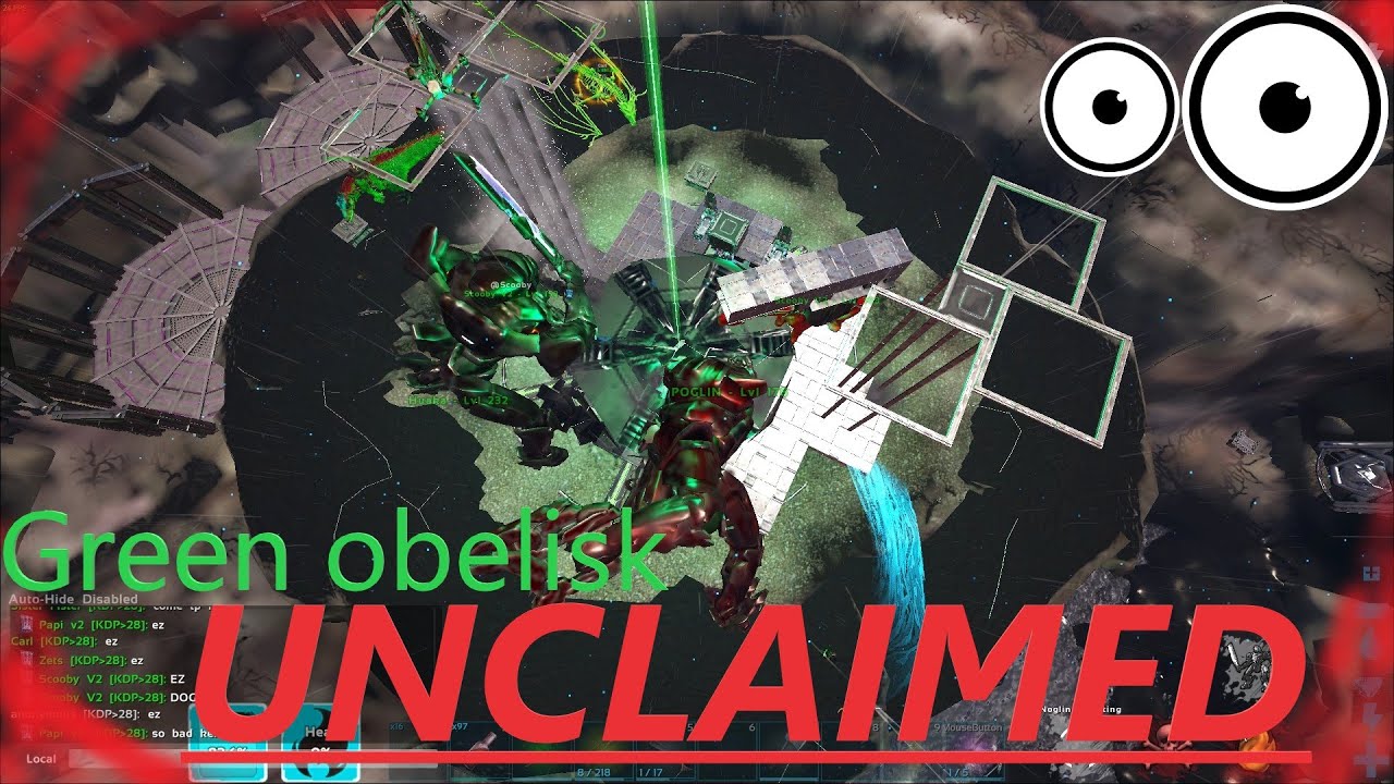 they unclaimed green ob GRIEF SQUAD Ark official pvp - YouTube
