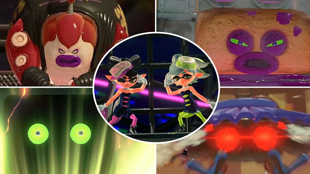 Let's Fight Every Boss in Splatoon 2 - YouTube