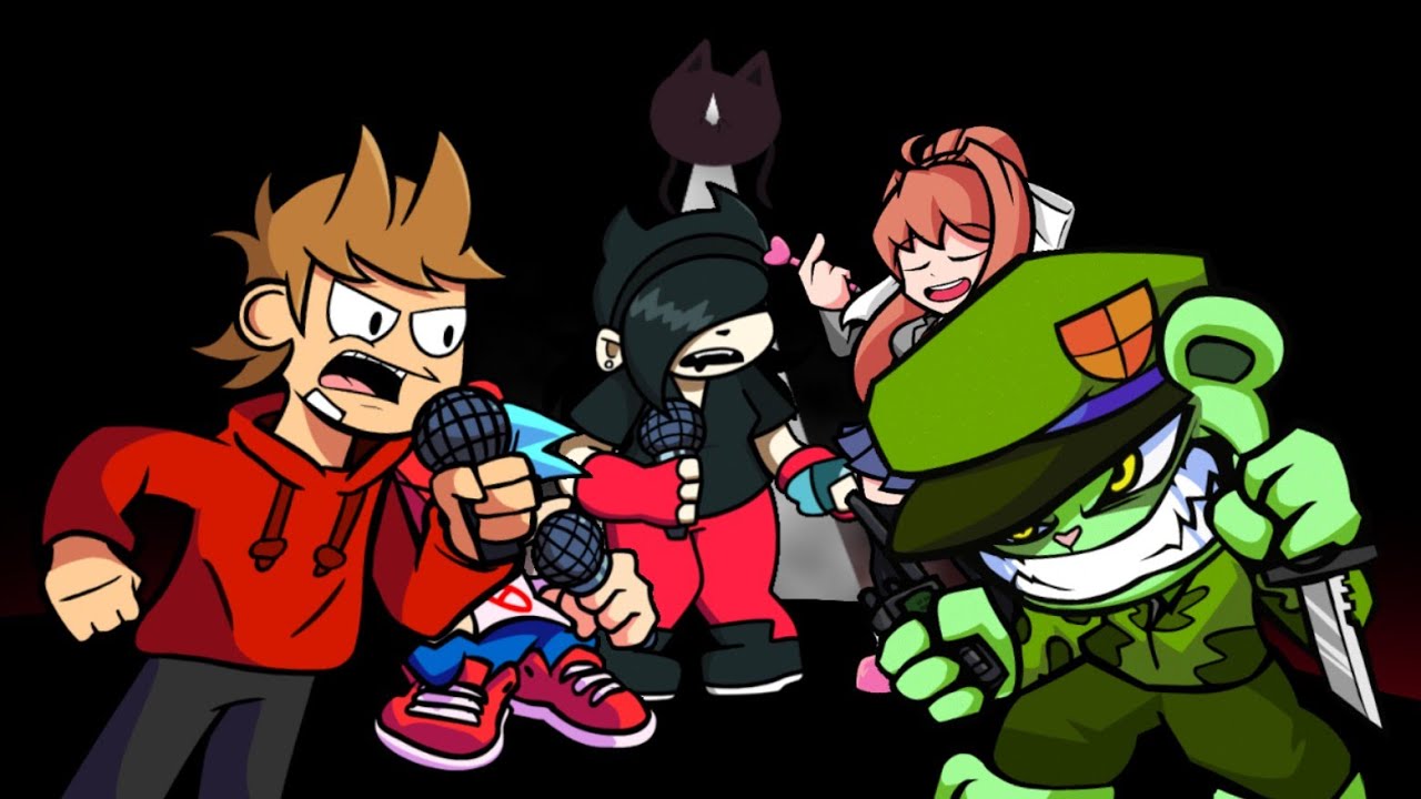 Animal, random characters. Friday Night Funkin' animation. Annie week ...