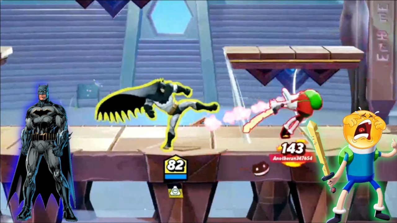 MultiVersus Batman VS Finn Gameplay - YouTube