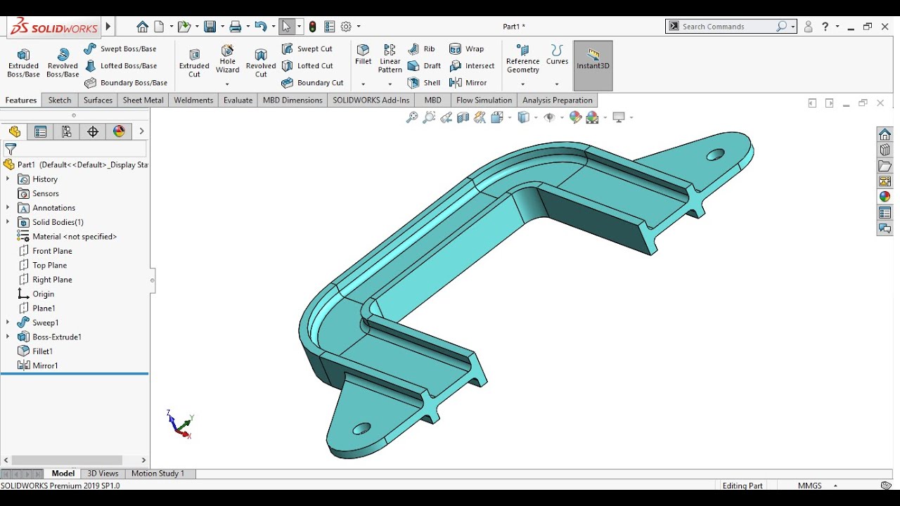 Solidworks advanced tutorials 106 | C-clamp modeling using solidworks ...