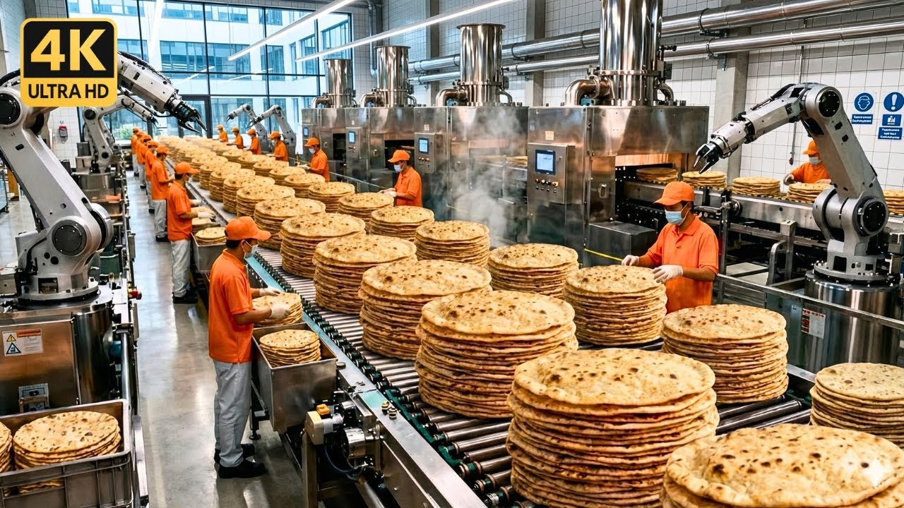 Inside the Modern Chapati Factory: The Journey of India’s Perfect ...