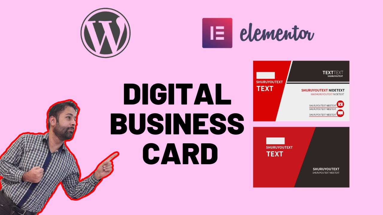 [Elementor Pro] How To Create Digital Business Card with Elementor Pro - YouTube