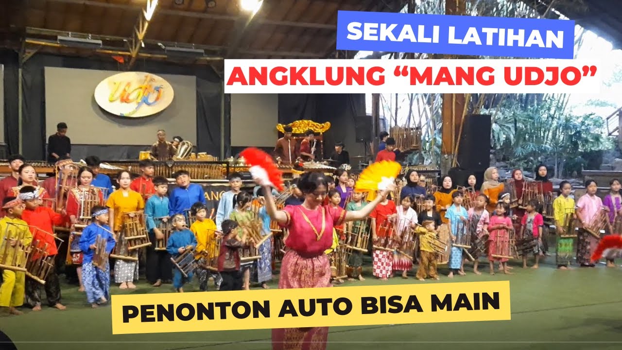 CARA CEPAT BELAJAR MAIN ALAT MUSIK ANGKLUNG DI SAUNG ANGKLUNG "MANG ...