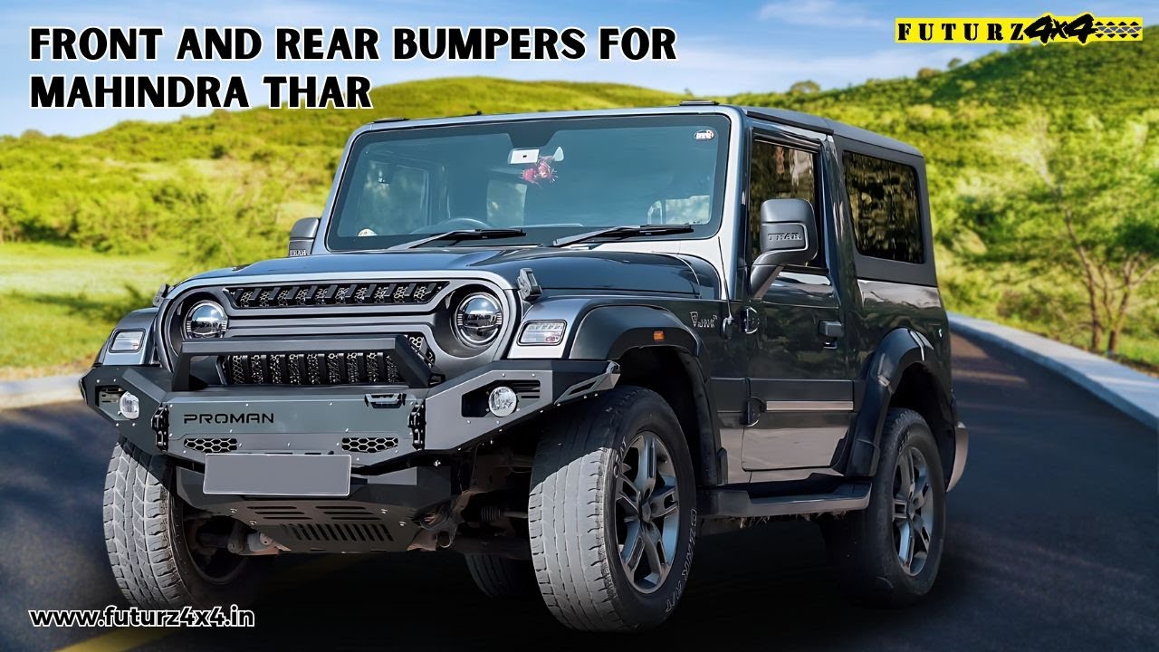 Customized Your Mahindra Thar - Front and Rear Bumpers for Mahindra ...