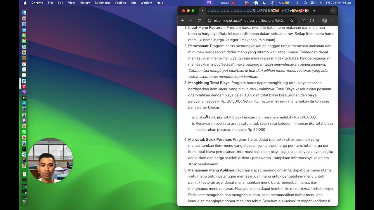 Pemrograman Berbasis Desktop Tugas 2 - YouTube