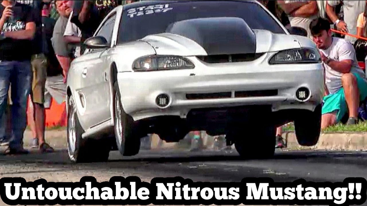 Nitrous Mustang Untouchable in The Streets!! - YouTube