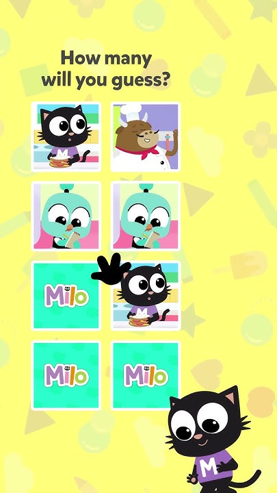 Help Milo find the pairs! 😸 #game #gamesforkids #educationalgames # ...
