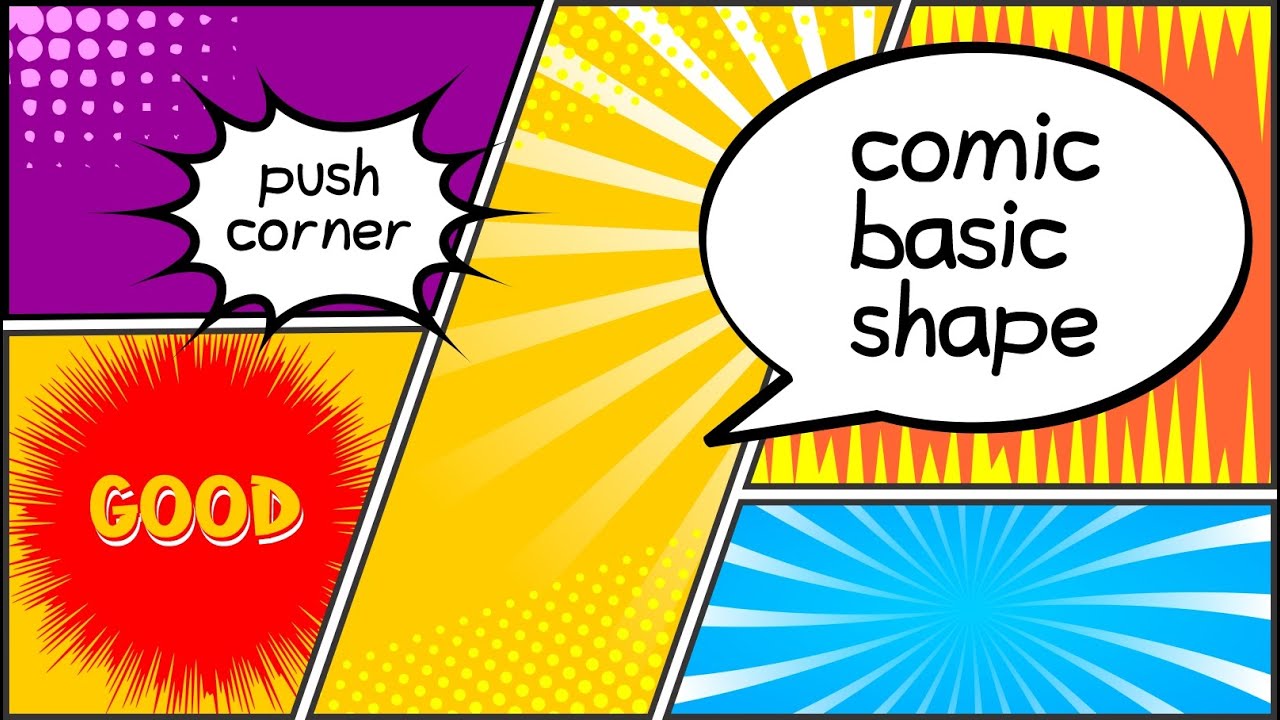 Comic Effect Basic Shape - YouTube