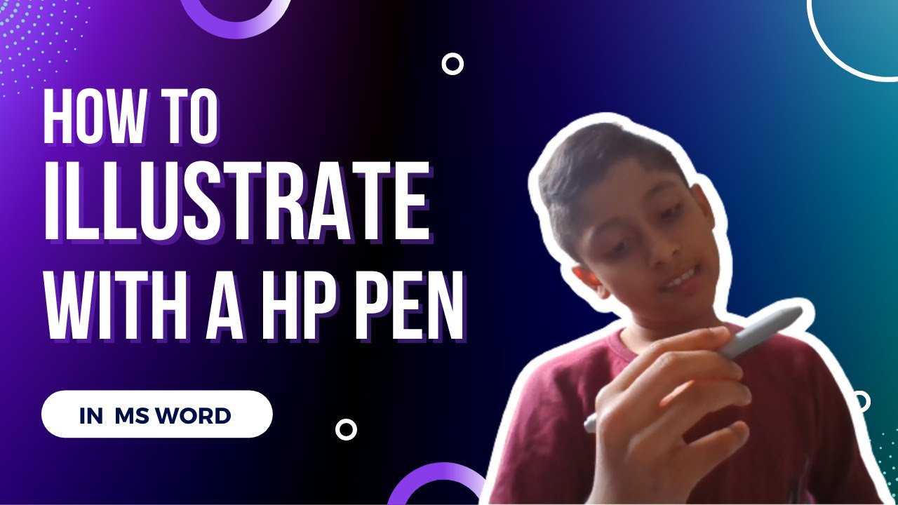 How To Illustrate Using A HP Pen in Microsoft Word! - YouTube