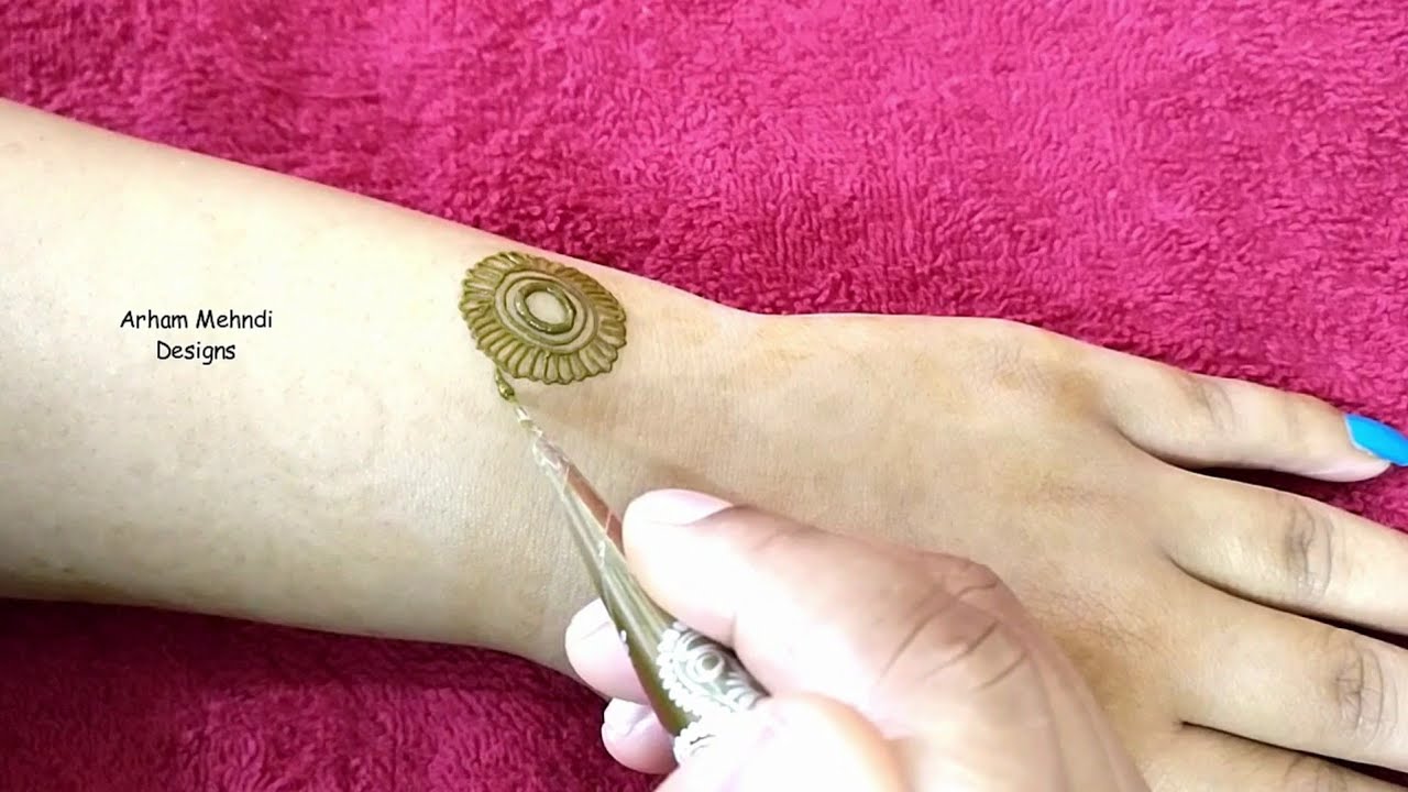 Latest Simple Stylish Mehndi Design for Hand || Arham Mehndi Designs ...