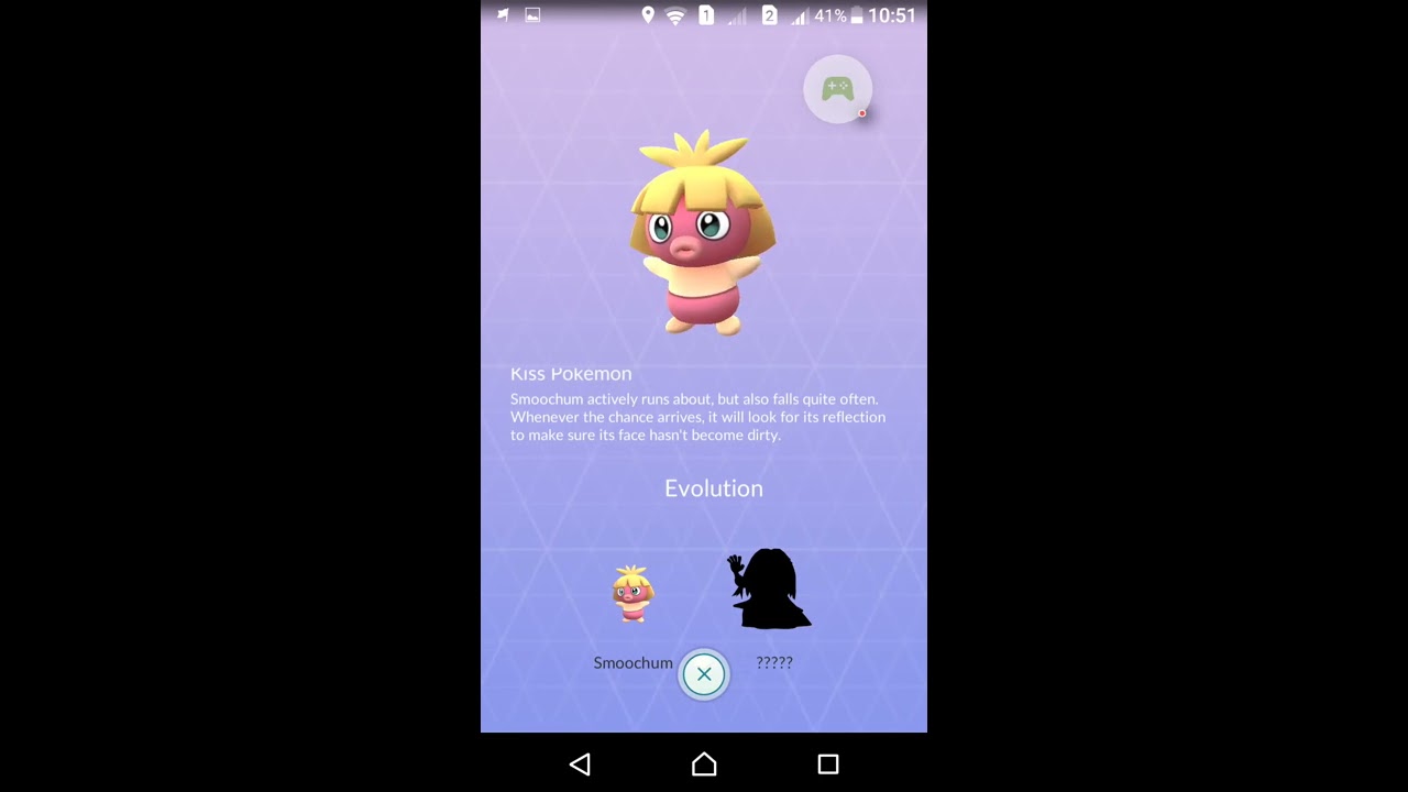 Smoochum - Pokemon GO Number 238, New. Caught in 2017 - YouTube