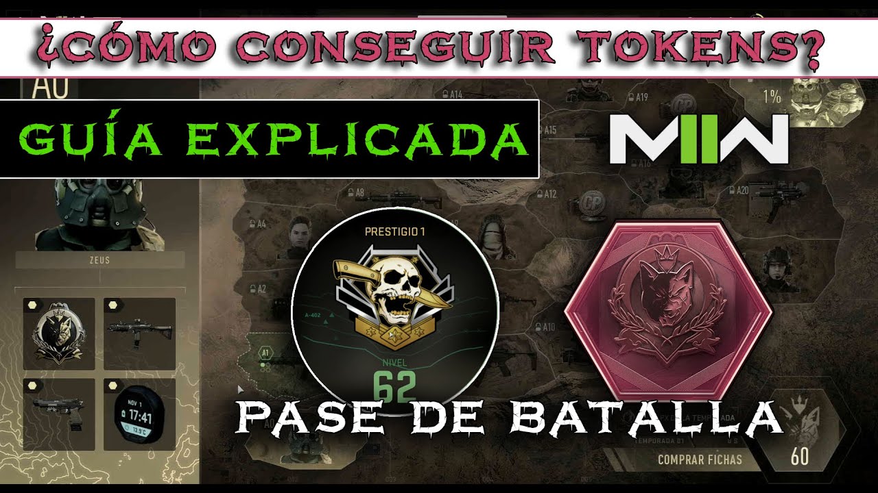 CONSEGUIR TOKENS | GUÍA SECTORES...PASE...HVT... | MODERN WARFARE 2 ...