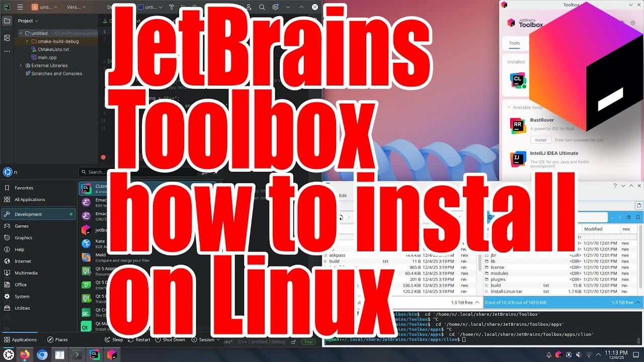 JetBrains Toolbox how to install on Linux tutorial for beginners ...
