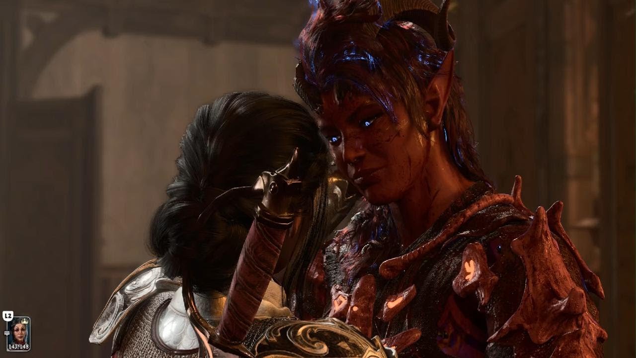 Baldur's Gate 3 - I got Karlach's Blue Fire Kiss! - YouTube