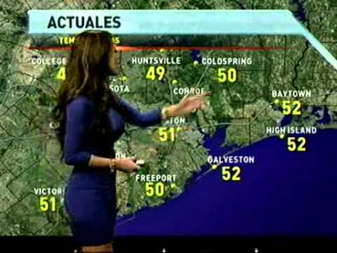 Breves AM Telemundo Houston News & Weather Girl Cindy Burbano Jan.17 ...