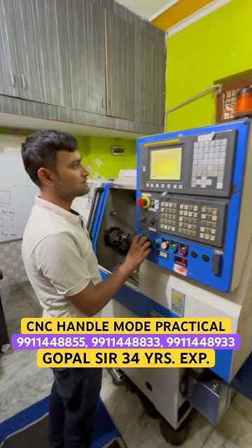 Cnc Handle Mode Practical । 7 Operating Mode। Cncoperater Cncoperating Cnc Cncprogramming