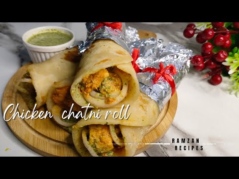 Mini Chicken Chatni Roll|Ramazan special recipes2023|چکن چٹنی رول - YouTube