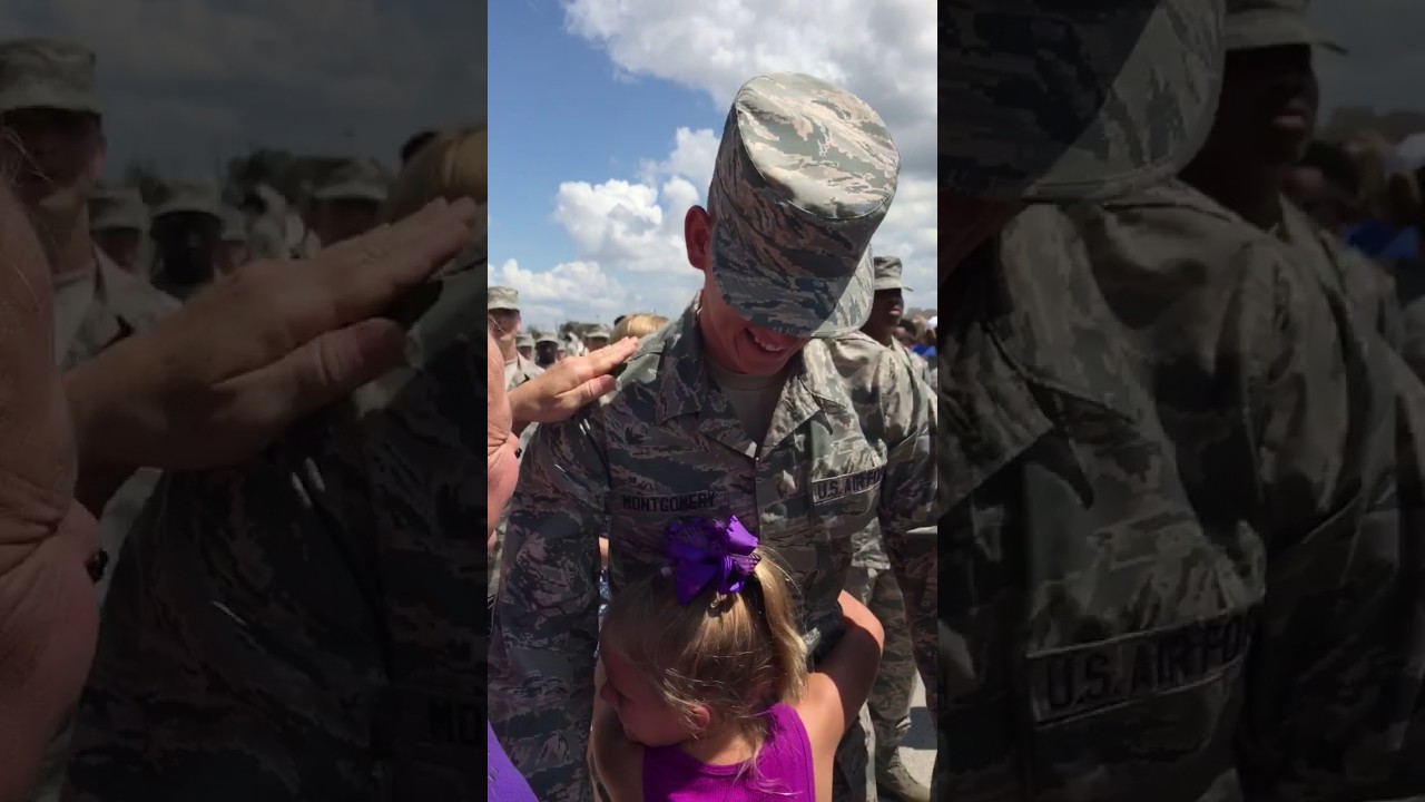 AF BMT Graduation Tap Out - YouTube