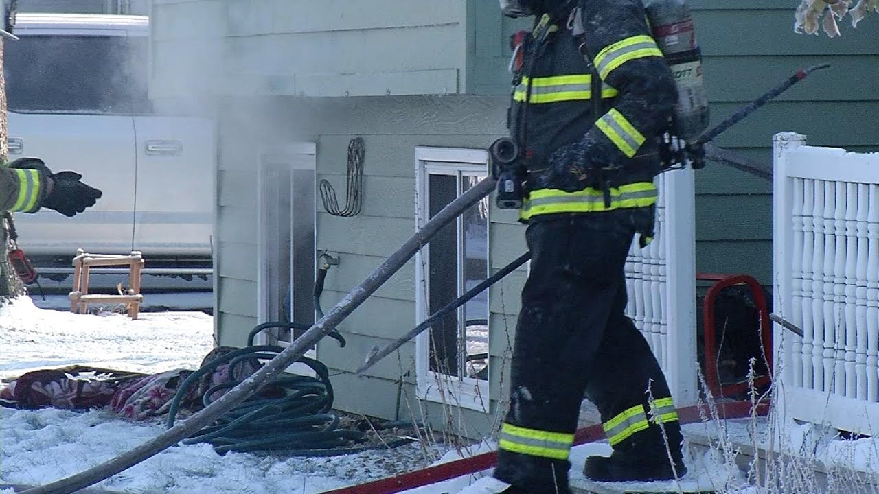 Two People Hospitalized After Maple Grove House Fire - YouTube