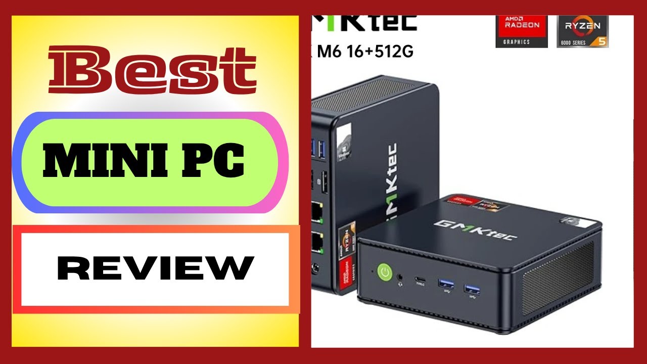 GMKtec M6 Mini PC AMD R5 6600H 6-core 12-thread Computer 16GB DDR5 ...