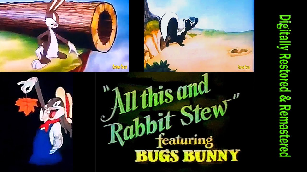 Bugs Bunny All this and Rabbit Stew - Full Theatrical Edit, Warner Bros ...