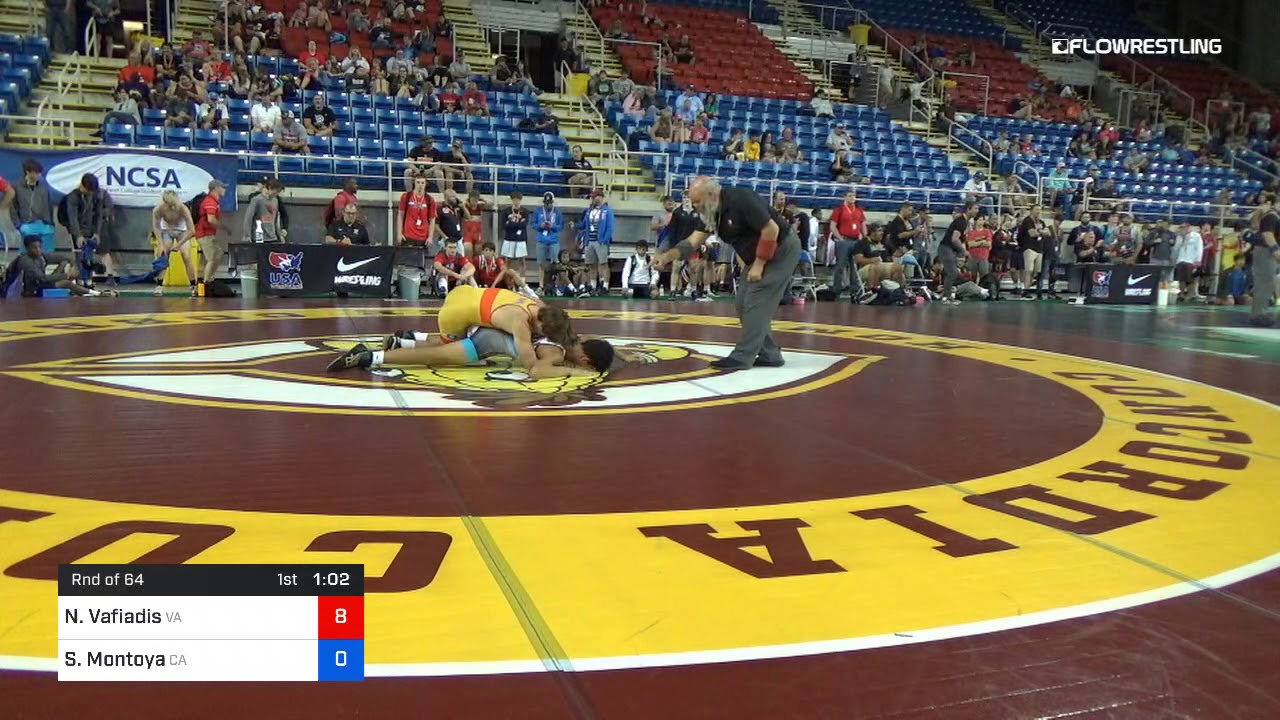 138 Lbs Rnd Of 64 Nicholas Vafiadis Virginia Vs Sergio Montoya ...