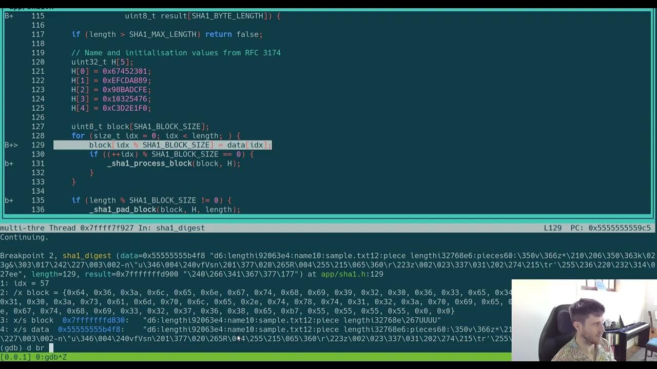 Codecrafters Bittorrent #4 - You really shouldn't roll your own crypto! - YouTube