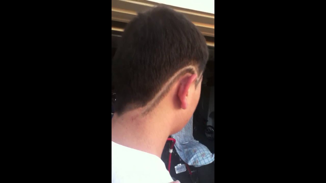 14 year old barber first double edge up - YouTube