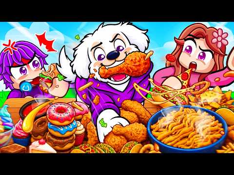 I Became a DOG in Roblox Mukbang Game...