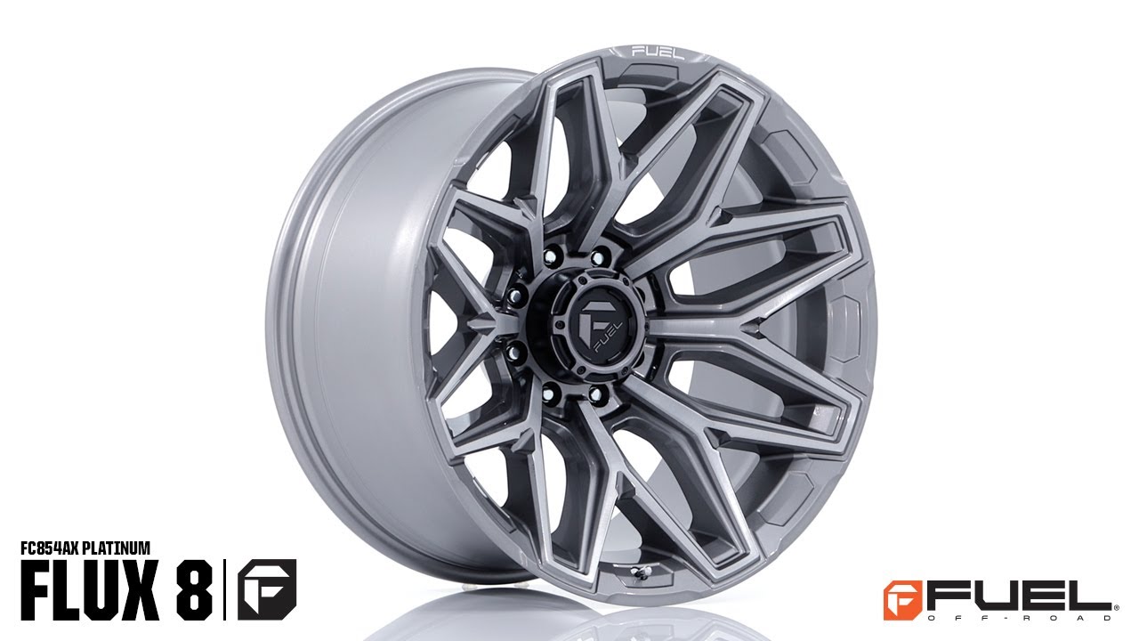 FUEL FC854AX FLUX 8 | 22X12 | PLATINUM - YouTube