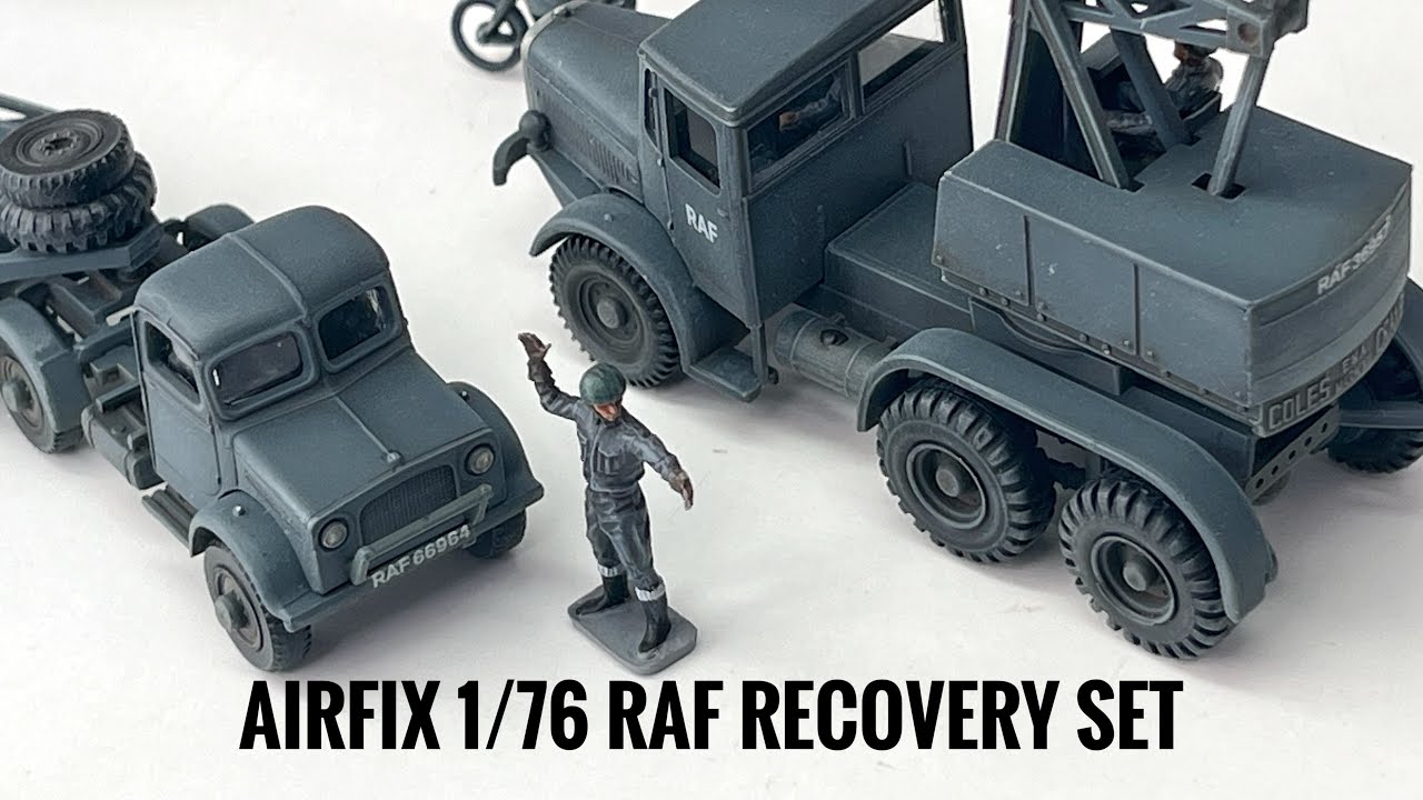 Another ‘vintage’ Airfix kit gets built, the RAF Recovery Set. - YouTube