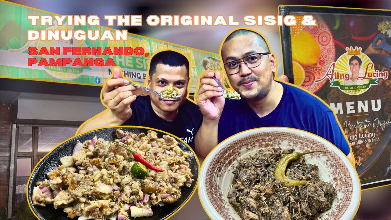 Trying the Original Sisig at Aling Lucing Sisig in San Fernando ...