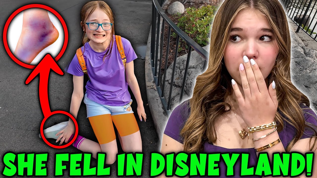 She Fell In Disney And Hurt Her Foot! *Painful* @MyTwoEarthlings - YouTube