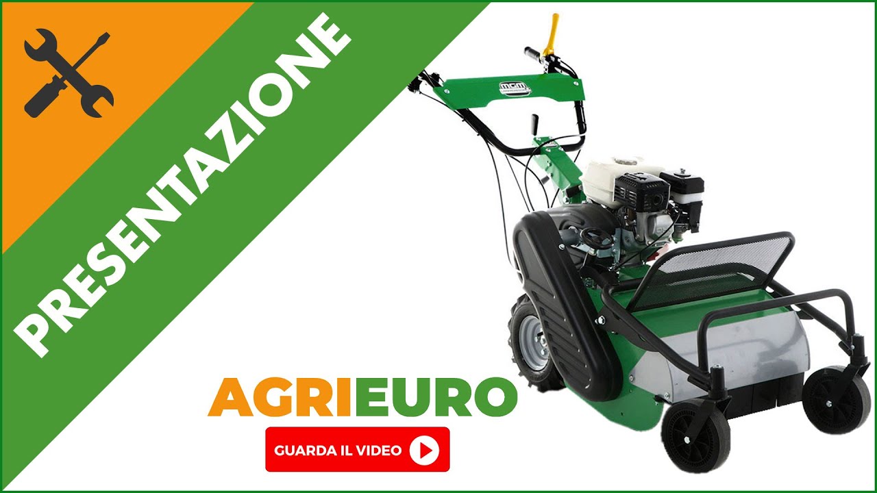 Trinciaerba a martelli Lampacrescia MGM TTR580/S: presentazione - YouTube