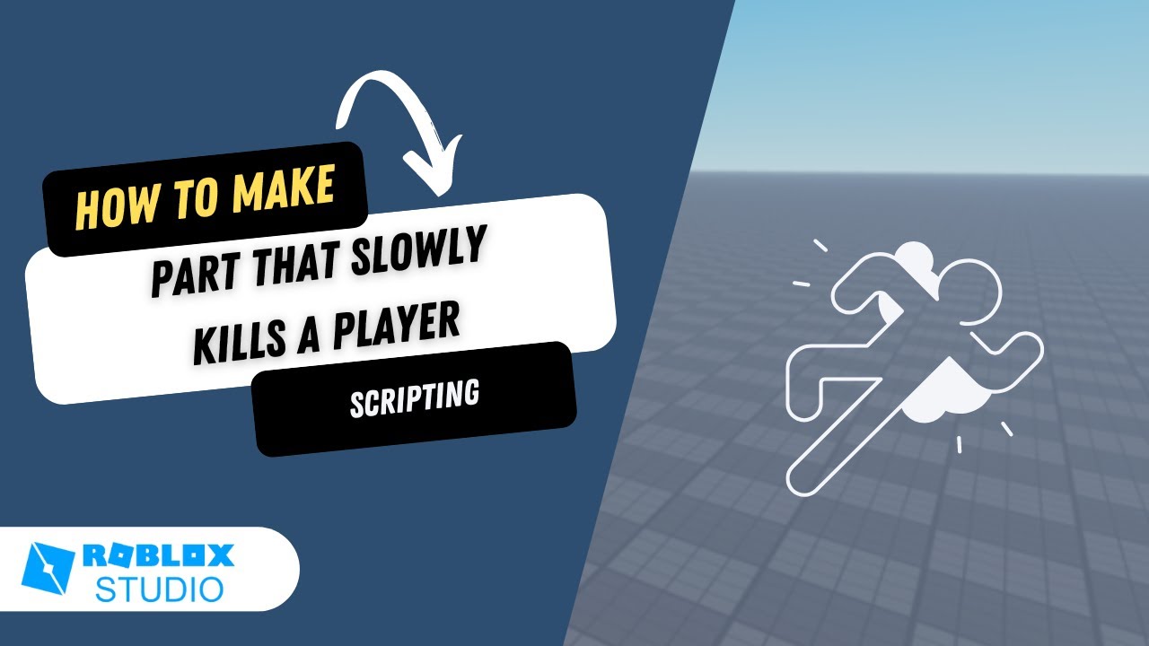 How to Make a Part That Slowly Kills a Player | Roblox Studio - YouTube