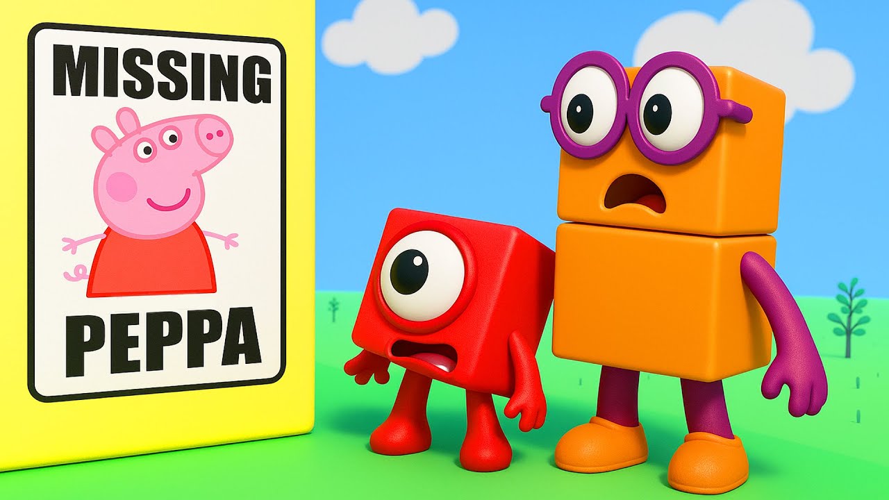 Peppa Pig is MISSING! Can Numberblocks Find Her? Roblox Peppa Pig RP ...