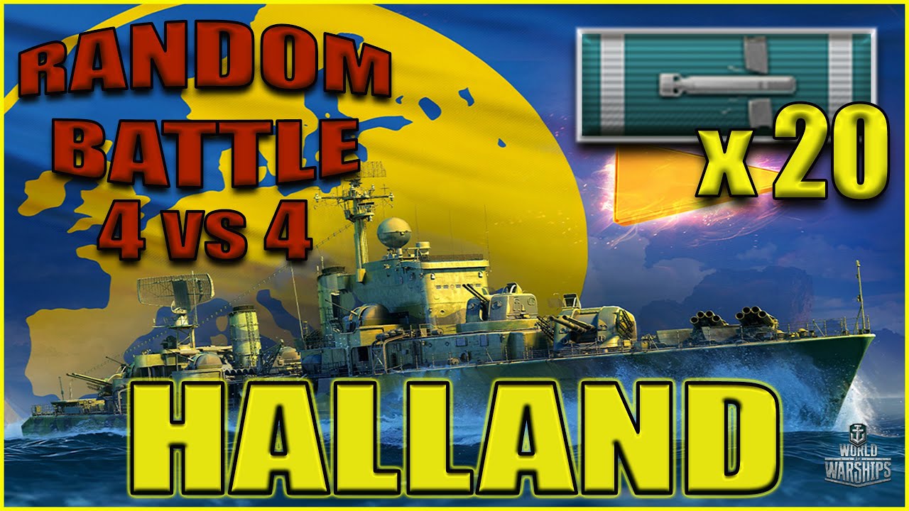 Only 4 Players Per Team?! Halland in the Strangest Random Battle ...