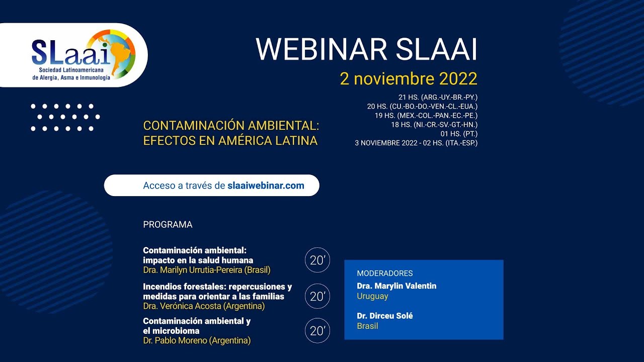 02 noviembre 2022 - Webinar Slaai - YouTube