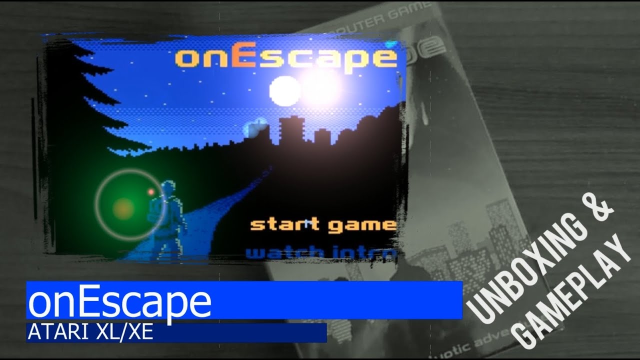 Atari XL/XE =onEscape= unboxing&gameplay - YouTube