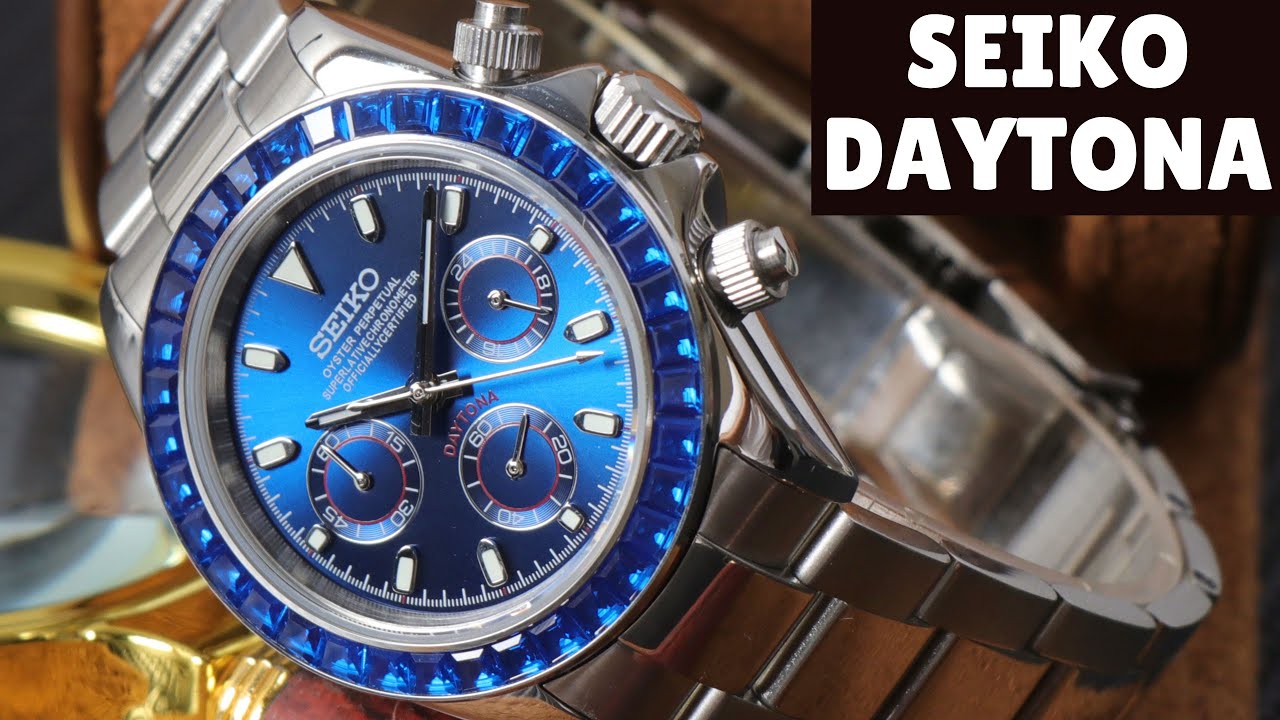 Custom Seiko Daytona Rainbow MOD Review - Wristmodding - YouTube