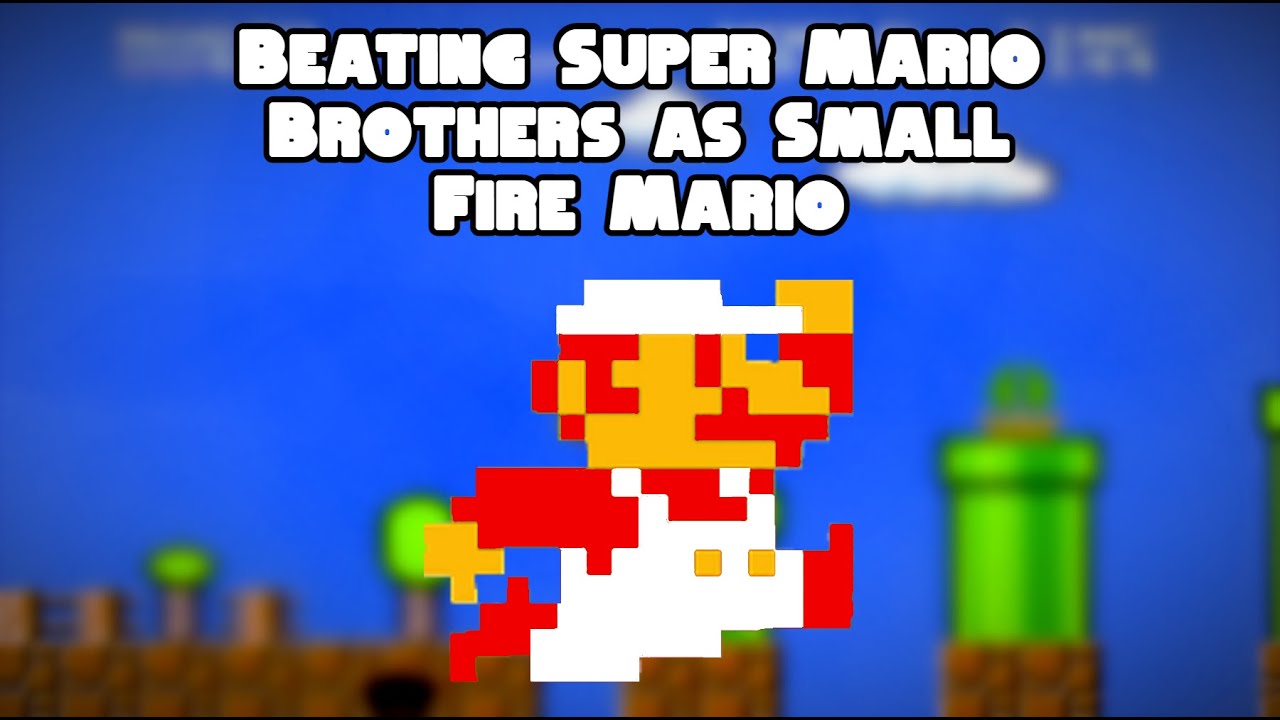 Nintendo NES Secret Super Mario || Small fireball Mario meets Princess ...