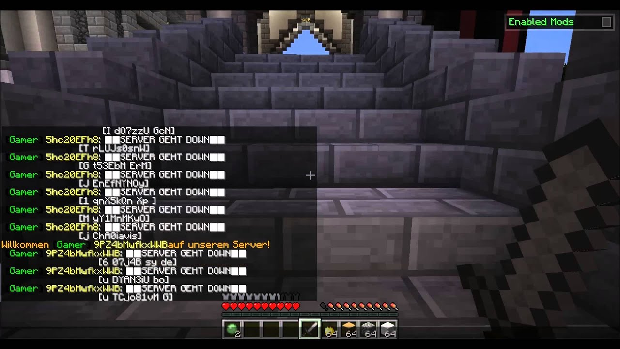 [EPIC] MineCraft Server Spam - YouTube