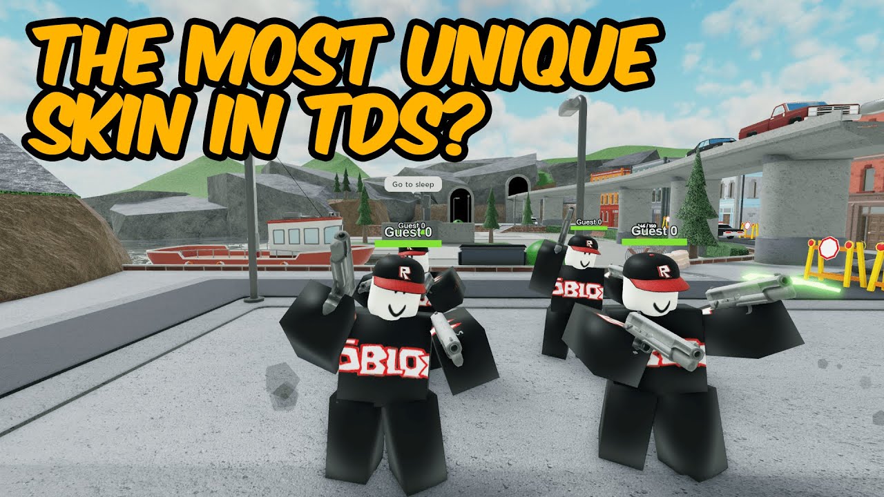 THE MOST UNIQUE SKIN IN TDS? | Tower Defense Simulator | ROBLOX - YouTube