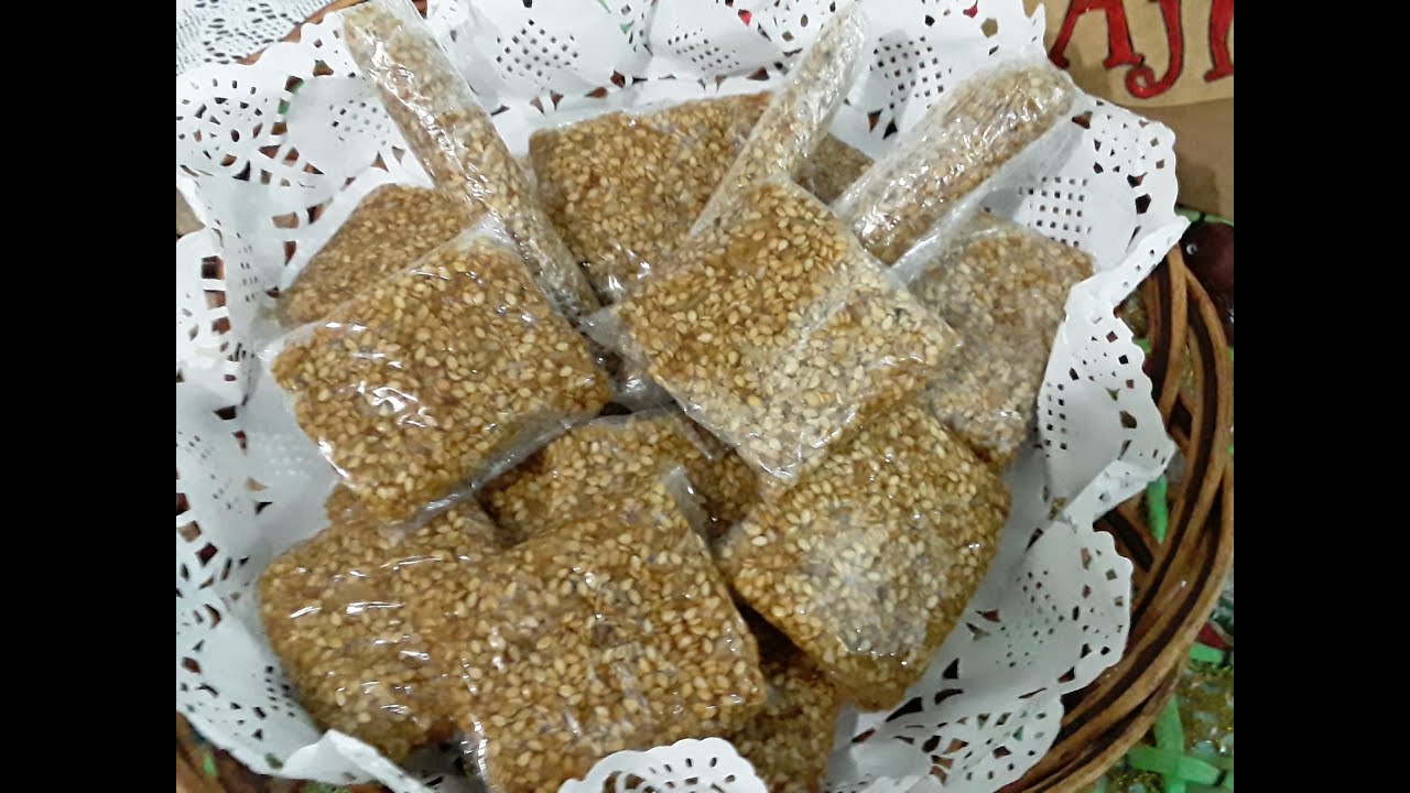 Barritas de ajonjoli/sesamo caseras sin preservantes o conservantes ...
