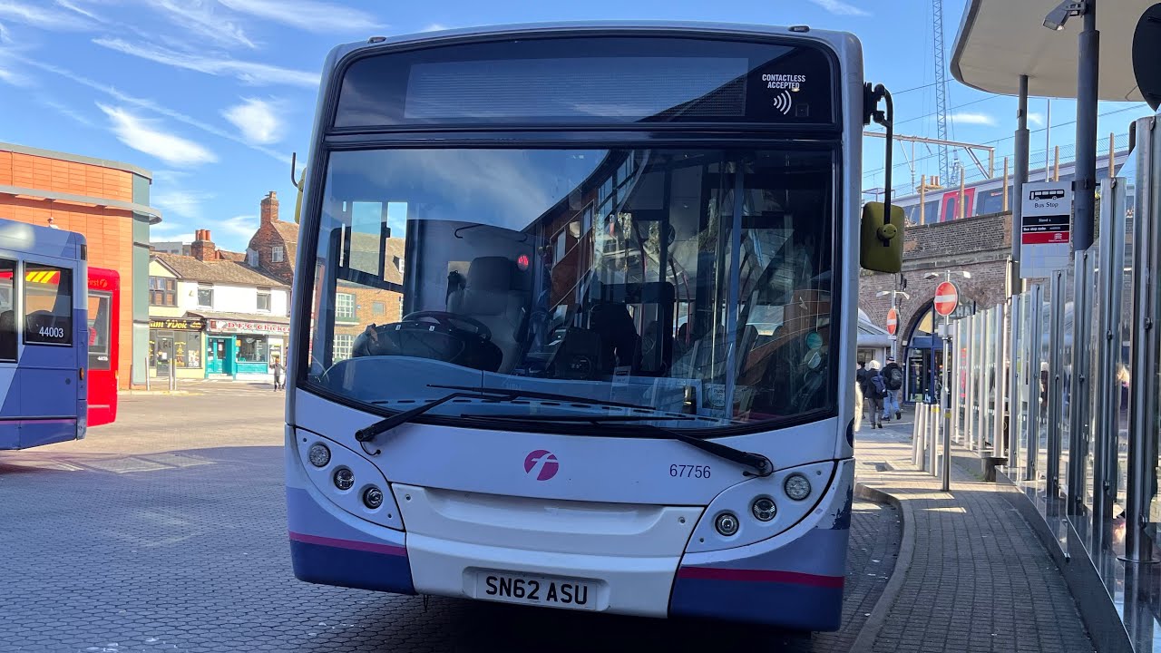 *Transfer!* First Essex ADL Enviro 300 E30D 67756 SN62 ASU Route 336 ...