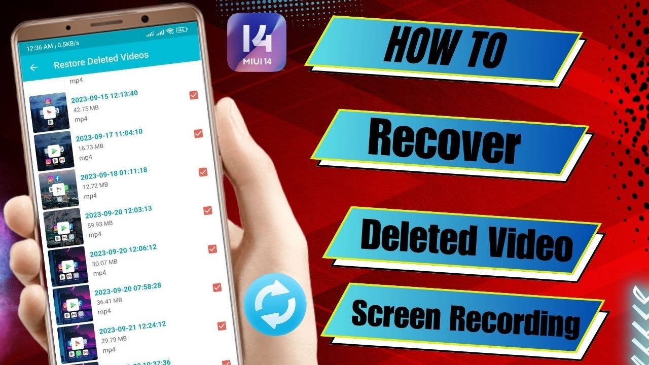 How To Recover Deleted Screen Recording Video On Android (2023) - YouTube