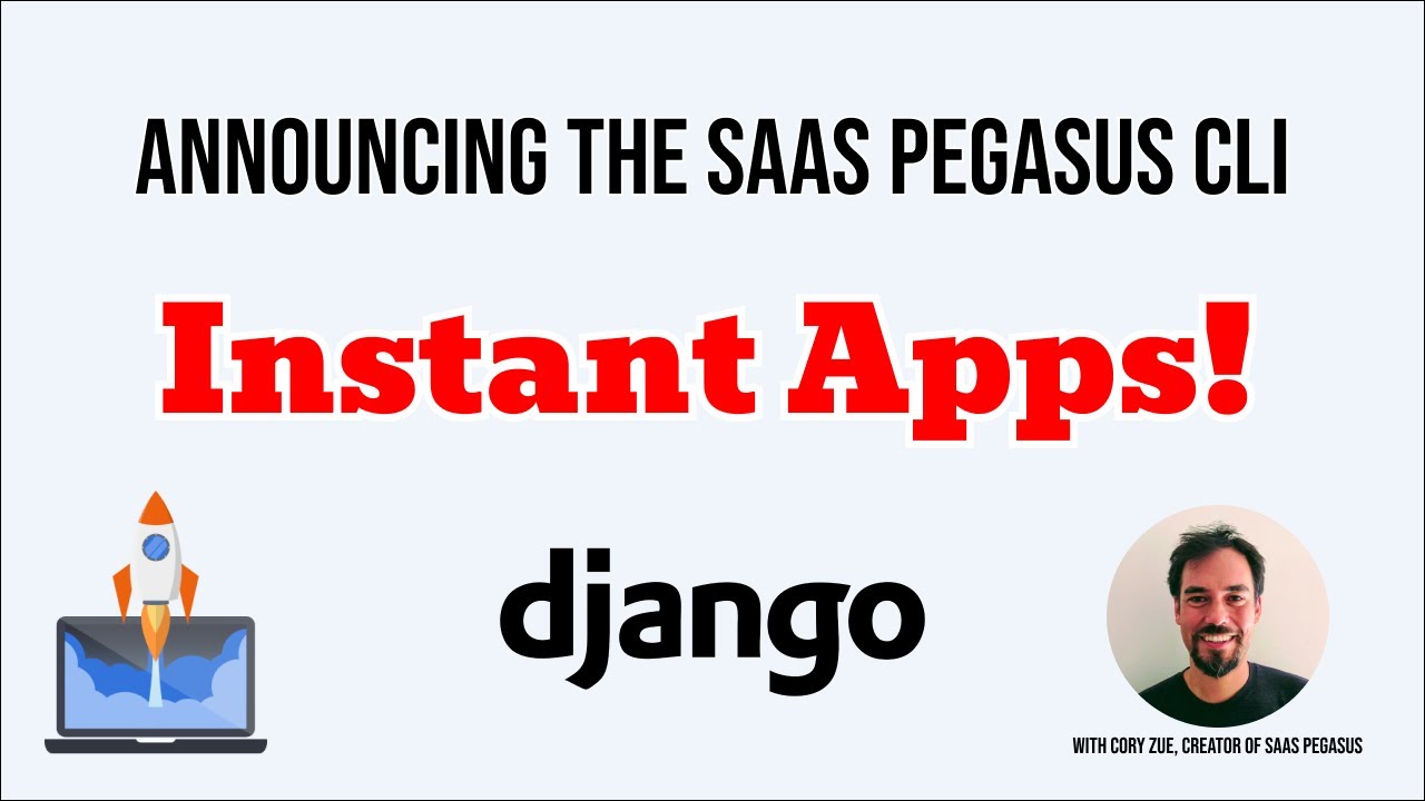 The SaaS Pegasus CLI: A blazing-fast way to start a new Django app - YouTube