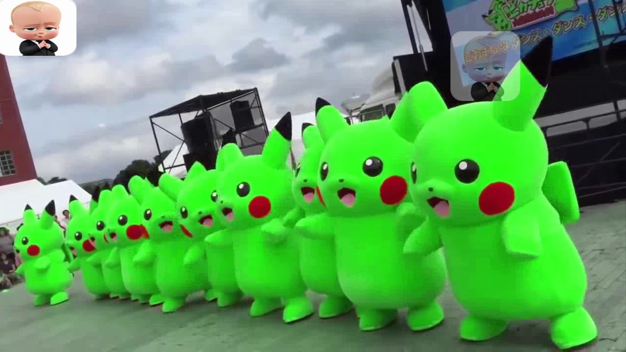 pikachu tổng hợp - picachu dance remix - picachu thiếu nhi - YouTube